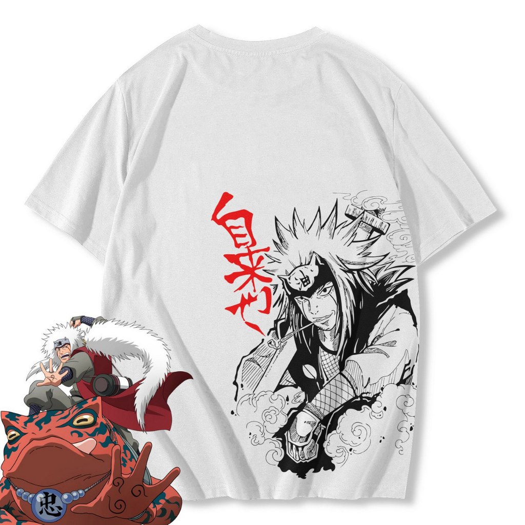 Jual Tshirt Kaos Naruto Shippuden Jiraiya Sensei Legacy Legend Sannin ...