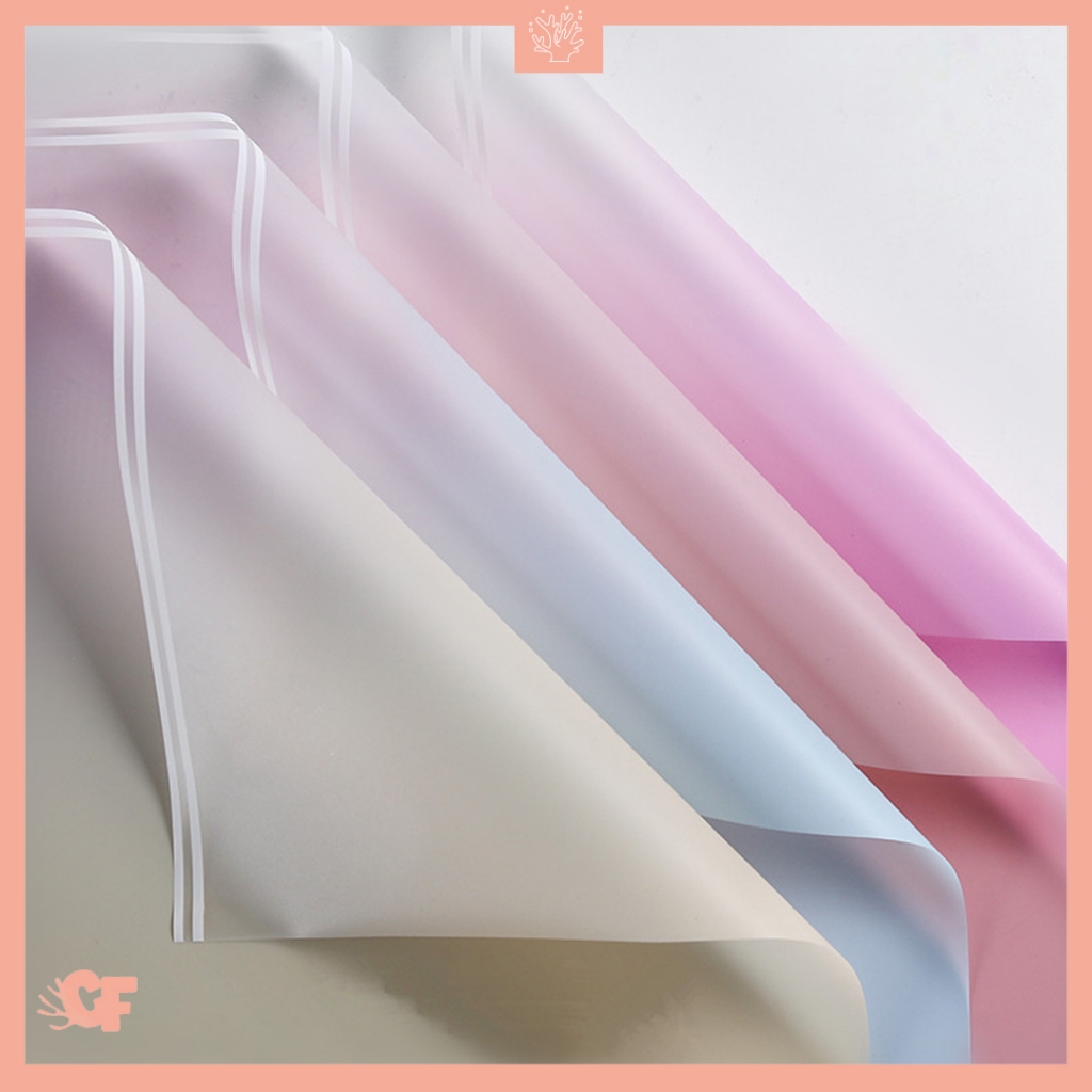Jual Kertas Buket Bunga Double List Transparan Flower Wrapping Paper ...