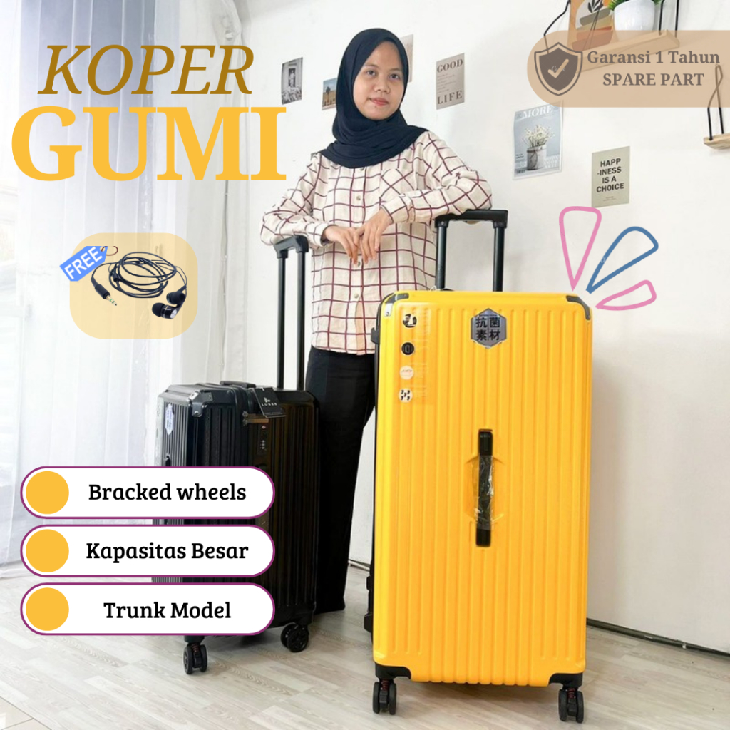 Jual Koper Luxes Bagasi Trunk Model Luggage Suitcase Travel Koper ...