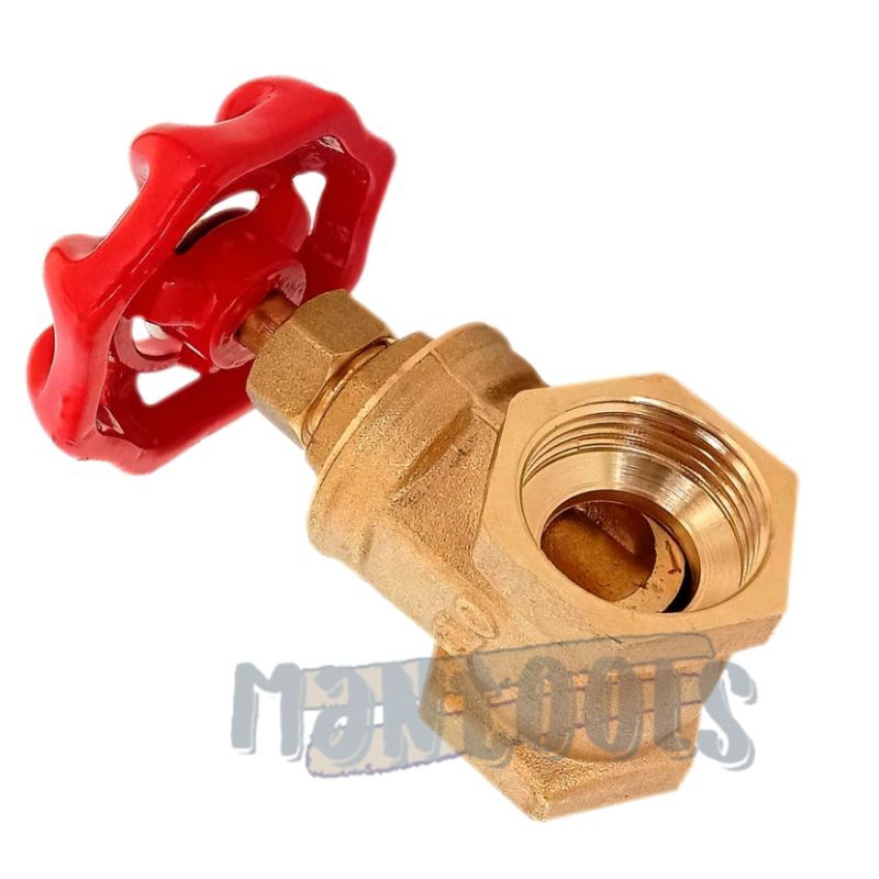Jual Stop Kran Gate Valve Kuningan ½ inchi Stop Kran Putar Kuningan ...