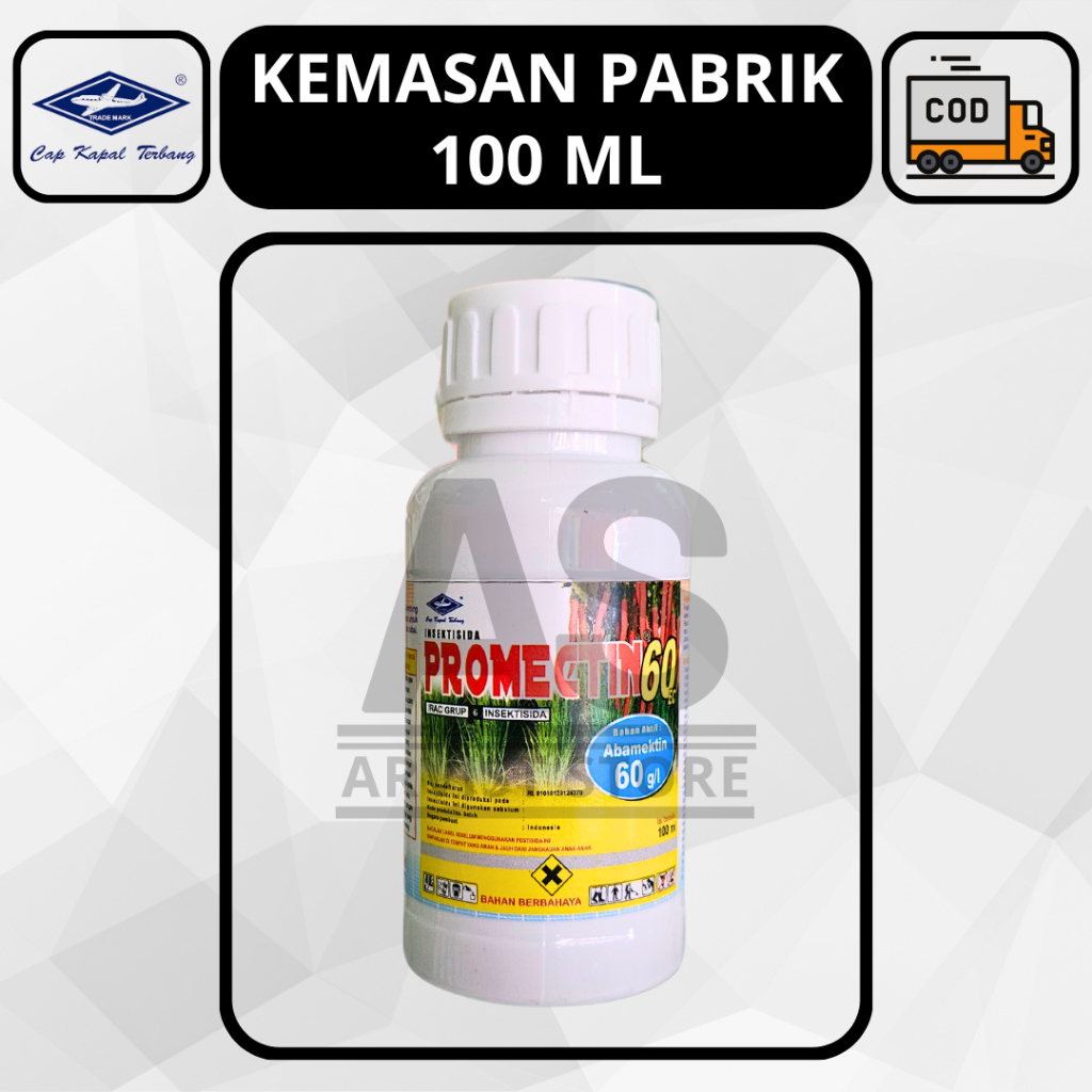 Jual Insektisida PROMECTIN 60EC 100 ml Bahan Aktif Abamektin 60g/l Obat ...