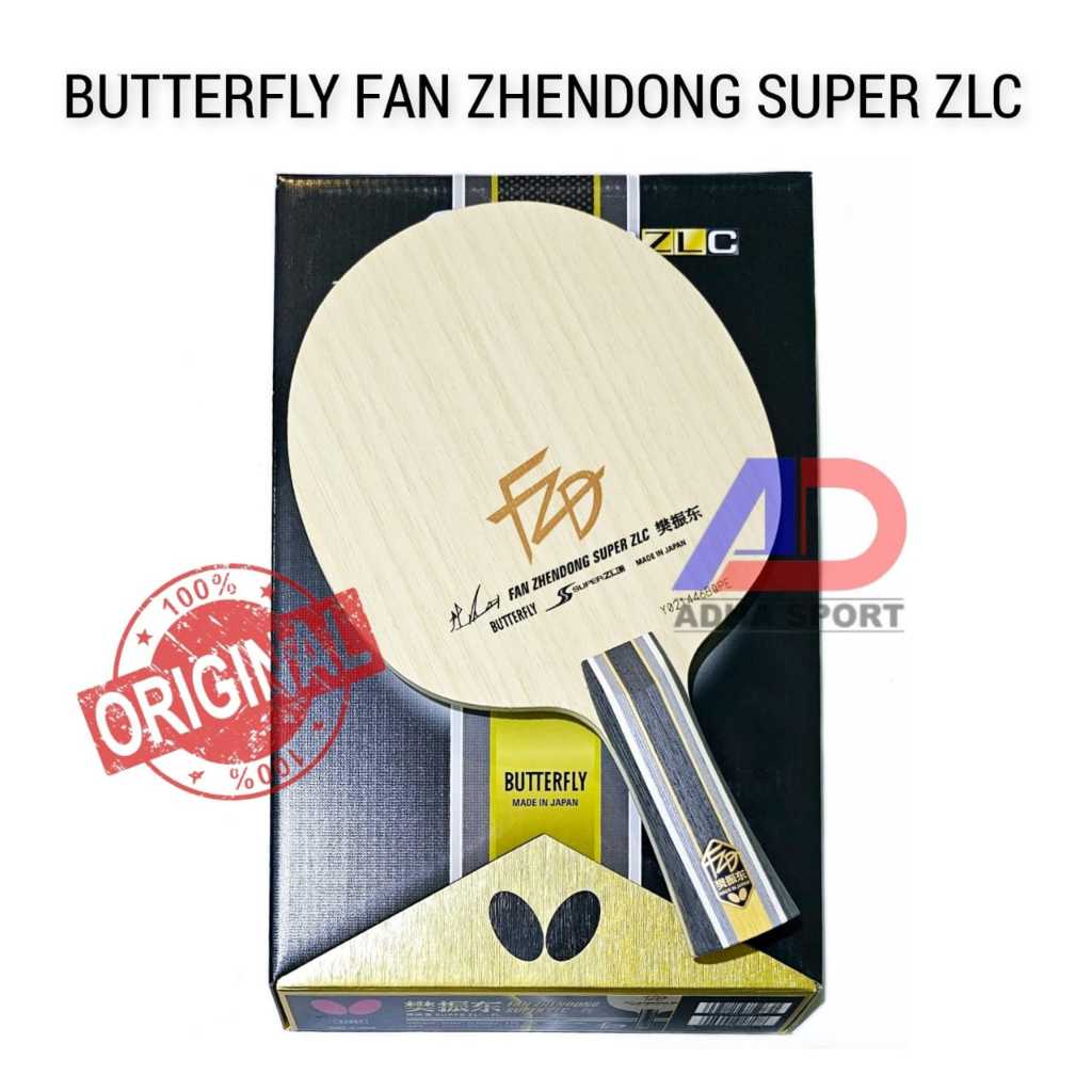 Jual ORIGINAL Butterfly FAN ZHENDONG Super ZLC - Kayu Bet Pingpong Bat Tenis Meja | Shopee Indonesia