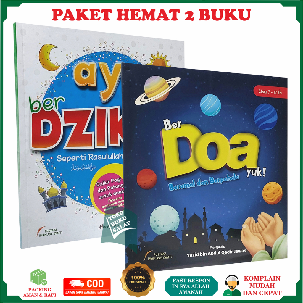 Jual PAKET 2 BUKU ANAK Ayo Berdzikir dan Berdoa Yuk Untuk Usia 7 - 12 ...