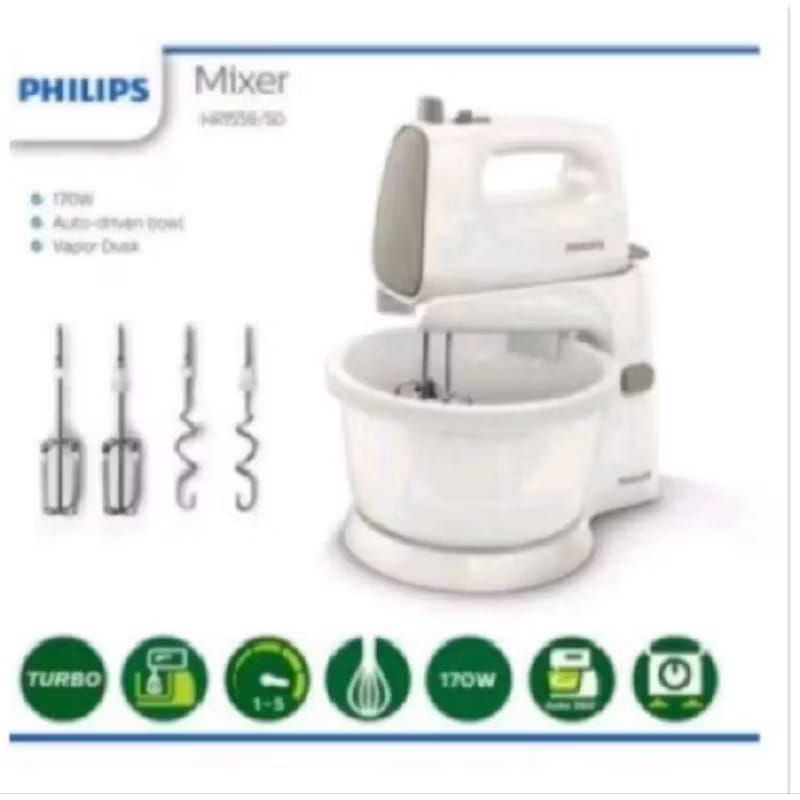 Jual Philips stand Mixer Hr1559/50-170 watt,stand Mixer With Bowl ...