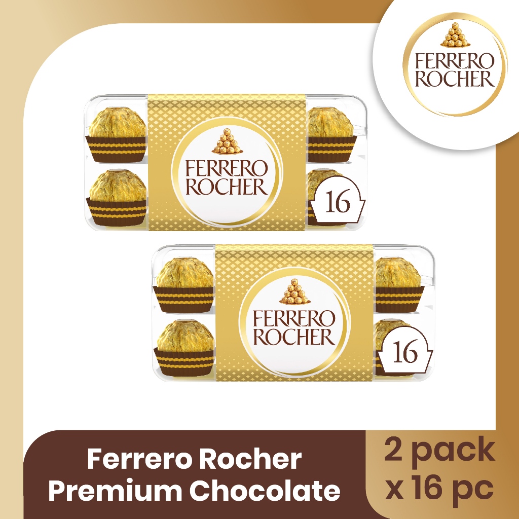 Jual Ferrero Rocher Premium Chocolate Isi 16pcs - TWINPACK | Shopee ...