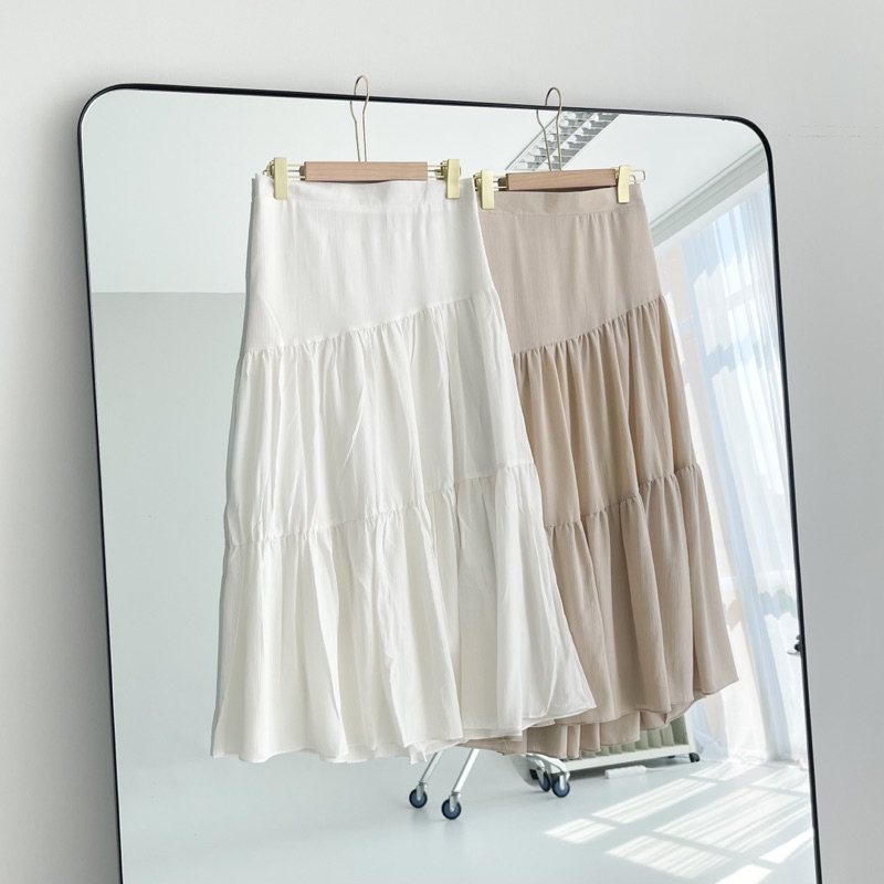 Jual Joy Skirt - Rok Ruffle Furring | Siny Collection | Shopee Indonesia