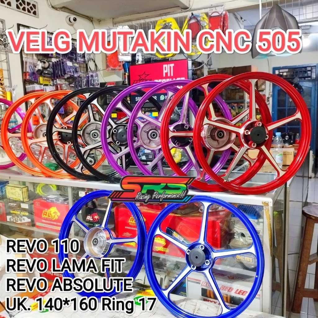 Jual VELG MUTAKIN FG 505 Karisma Supra x 125 tromol Blade Revo lama ...