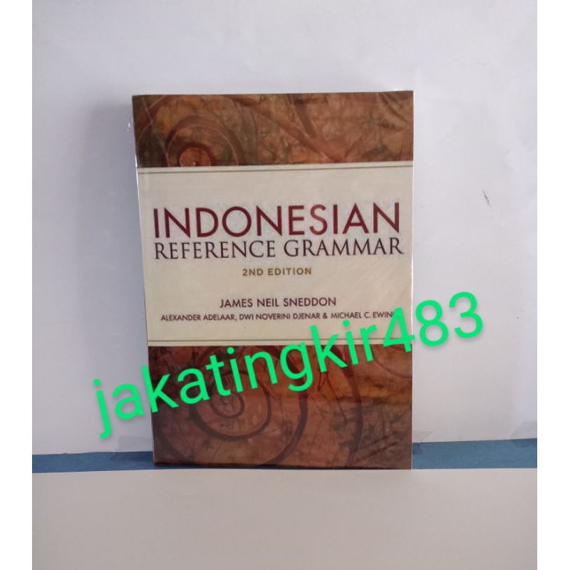 Jual Indonesian Reference Grammar 2nd edition | Shopee Indonesia