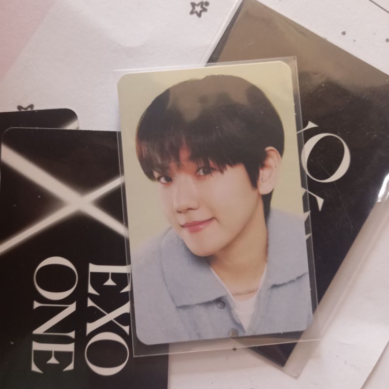 Jual Photocard EXO official Baekhyun Fanmeet 2024 Fortune Scratch Set | Shopee Indonesia