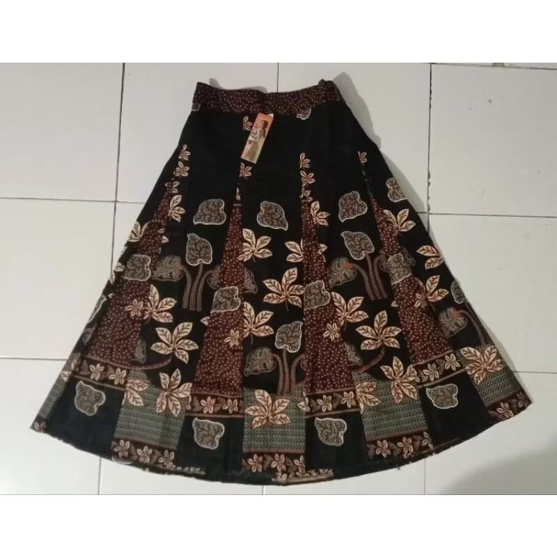 Jual Rok batik pecah 8 rok kembang pecah 8 selutut model terbaru lapis ...
