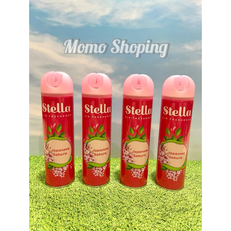 Jual STELLA AEROSOL JAPANESE SAKURA 400 ML | PENGHARUM PEWANGI RUANGAN SEMPROT | Shopee Indonesia