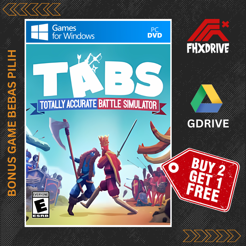 Jual TOTALLY ACCURATE BATTLE SIMULATOR | GAME PC | BELI 2 GRATIS 1 ...