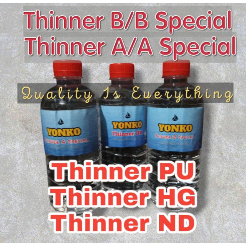 Jual Thinner Tiner A Special, Thinner B, B Special, Thinner ND, Thinner HG, Thinner PU Kemasan 0 ...