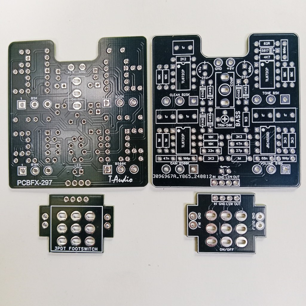 Jual T-Audio PCBFX-297 Based on Cornerstone Gladio SC Preamp Overdrive ...