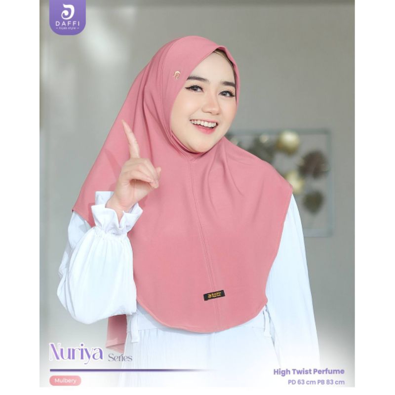 Jual NURIYA Daffi Hijab Jilbab Instan Jersey Perfume Premium | Shopee ...