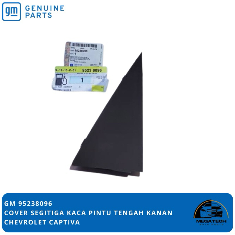 Jual COVER SEGITIGA KACA PINTU TENGAH KANAN CHEVROLET CAPTIVA ORIGINAL ...
