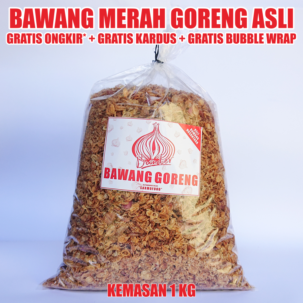Jual bawang merah goreng asli 1kg super premium | Shopee Indonesia