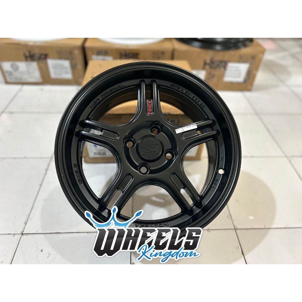 Jual VELG R15 HSR FE 04 VELG MOBIL RACING PALANG 5 PCD 4X100 LEBAR 65 ...