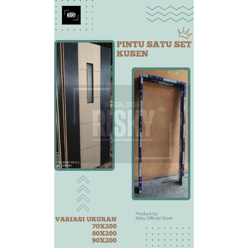 Jual Pintu/Pintu utama/Pintu Kamar/Satu set kusen Pintu/Pintu dan Kusen ...