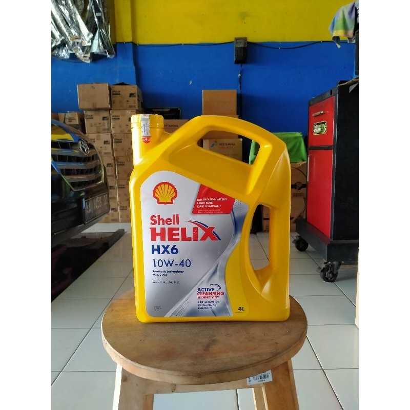 Jual SHELL HELIX HX6 10W-40 4 LITER | Shopee Indonesia