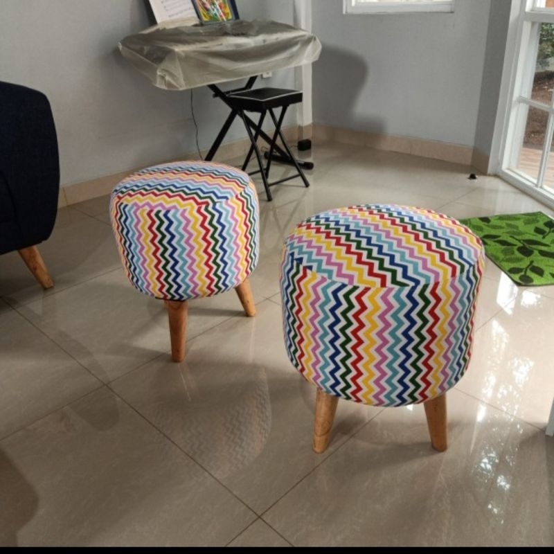 Jual Sofa Stool Bulat / Sofa tambahan / sofa stol | Shopee Indonesia