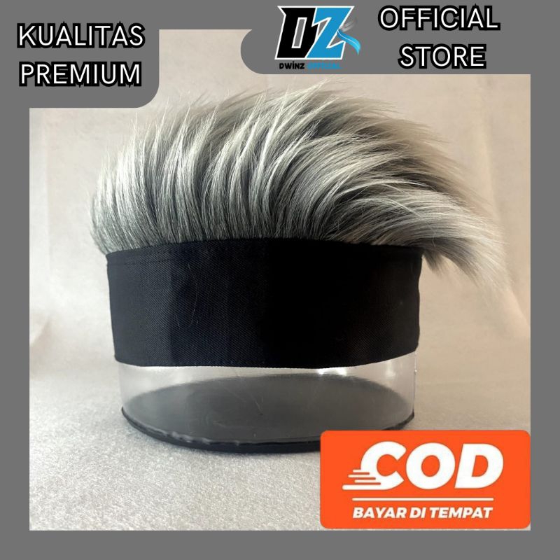 Jual rambut wig topi bisa cod viral topi rambut palsu | Shopee Indonesia