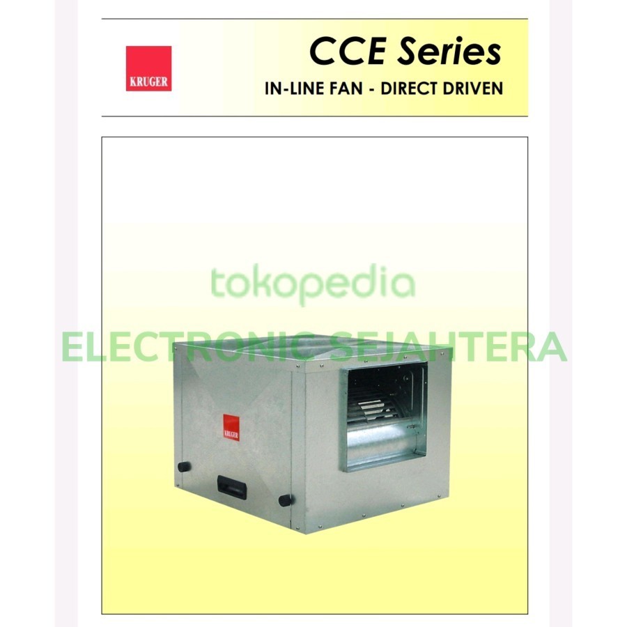 Jual Centrifugal cabinet fan KRUGER CCE 9-9T 4P-1 3SY 2426cmh/350watt ...