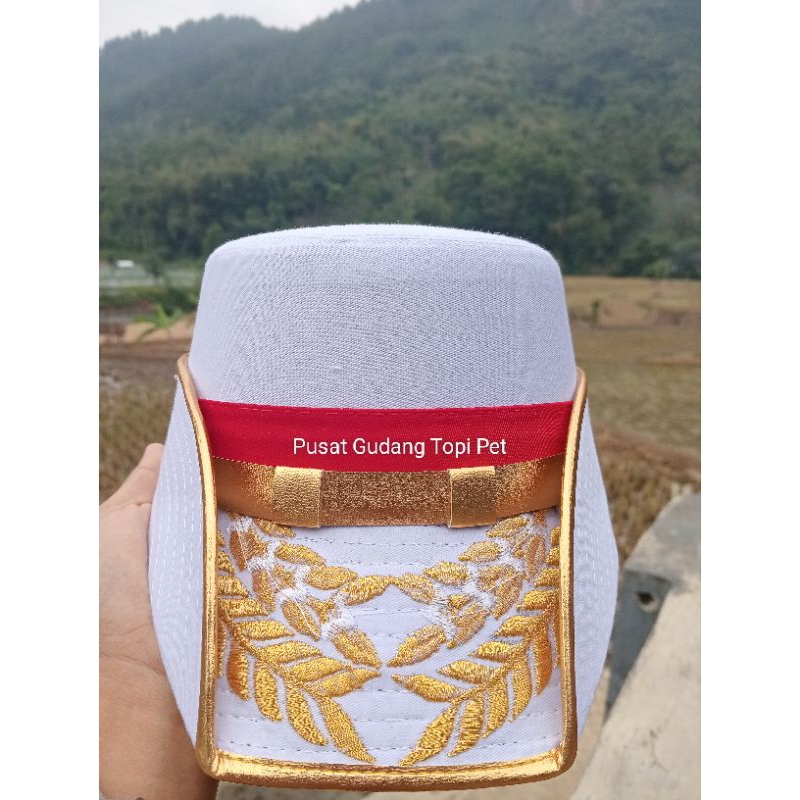 Jual topi pet paskibra dan marcing band costum sesuka hati | Shopee ...