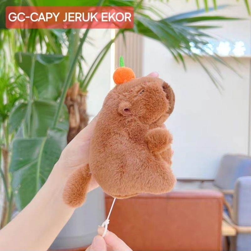 Jual Capybara keychain ganci boneka capy ekor bisa gerak | Shopee Indonesia