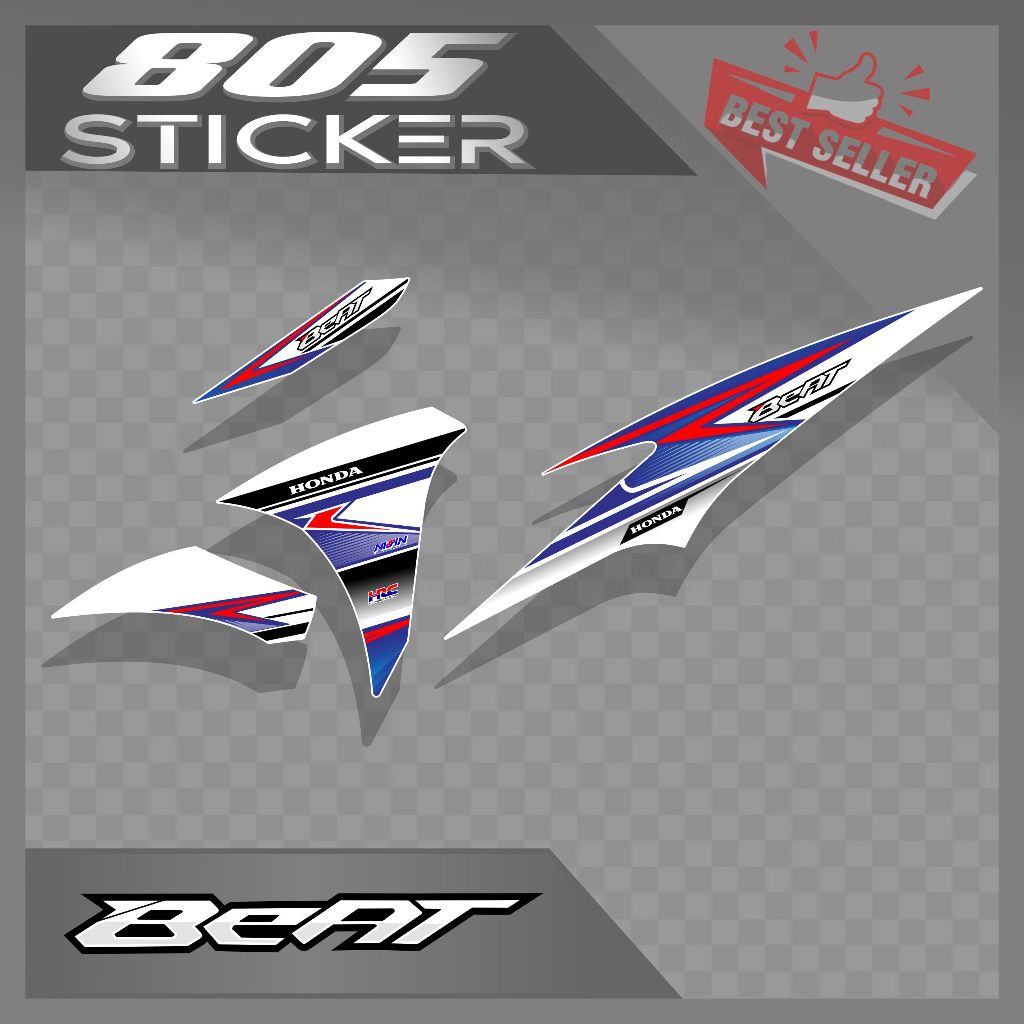 Jual STRIPING/STIKER BEAT STREET NEW 2024/STIKER HONDA BEAT GEN 2 2024 ...