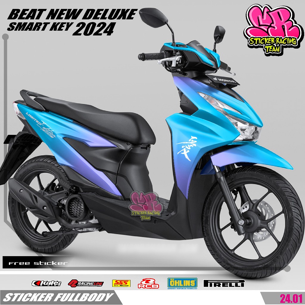 Jual COD Decal Sticker Honda Beat Remot New Deluxe Smart Key Remot 2024 ...
