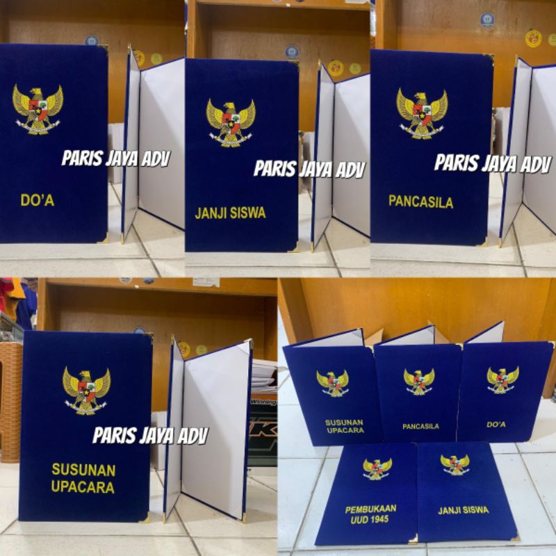 Jual 1Set Map Bludru Upacara Map Upacara Map Sablon Upacara Ready Stock ...