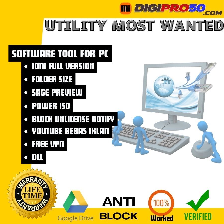 Jual UTILITY Most Wanted (IDM, Folder Size, Sage Preview, Power Iso ...