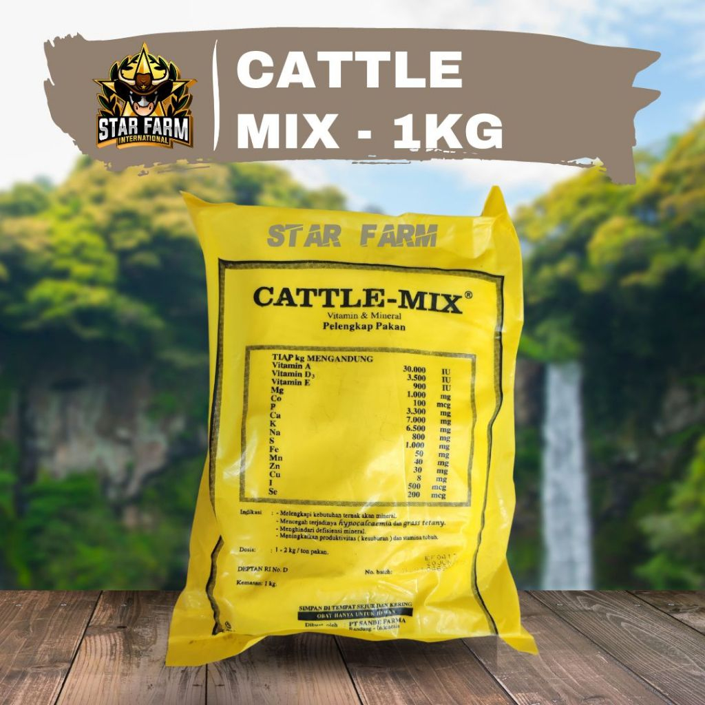 Jual Cattle Mix Premix Mineral (sapi kambing domba kuda ayam) - Star ...