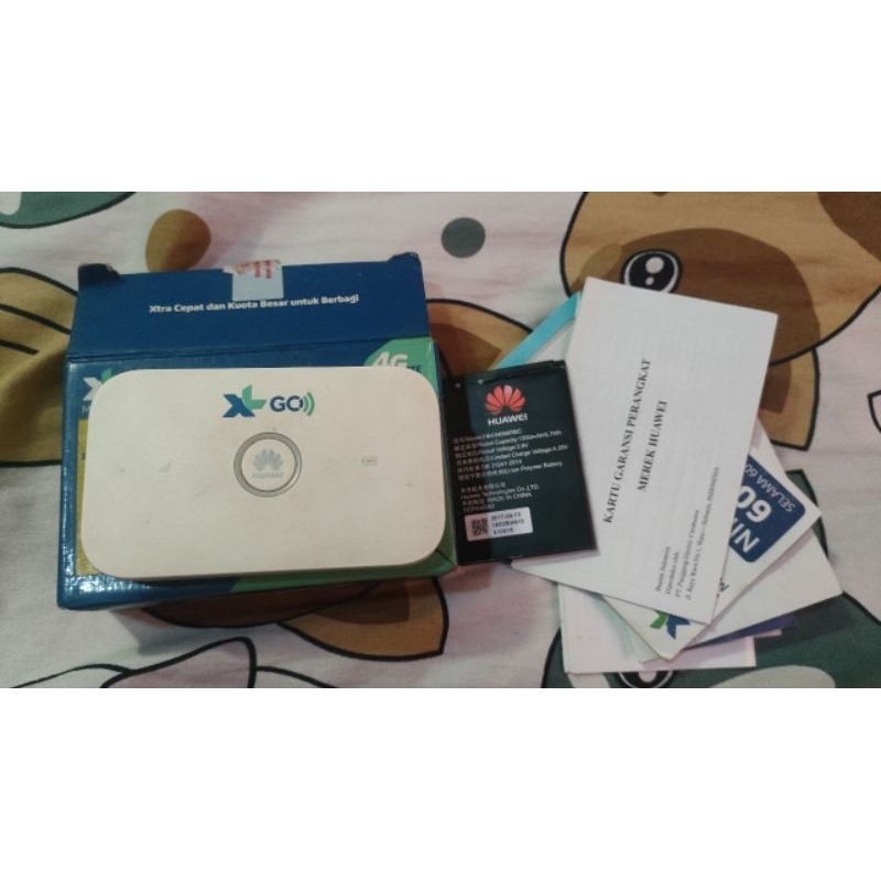 Jual Modem Mifi XL Go 4g (Huawei e5773) lengkap, dusbox dan buku2 masih ...