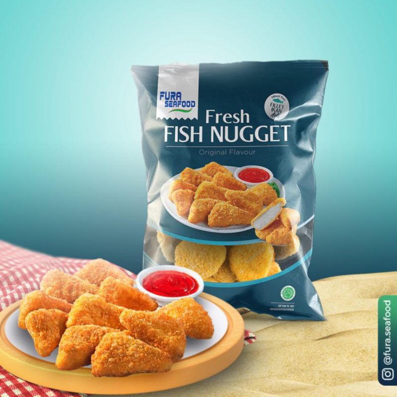Jual Fura Fresh Fish Nugget 500gr Frozen Food Sukabumi | Shopee Indonesia
