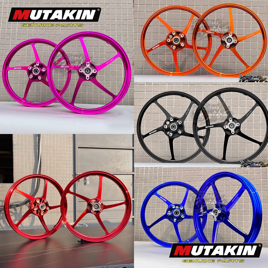 Jual MUTAKIN racing pelek CNC VELG 525 PNP mx king v1 v2 VIXION NEW NVL ...