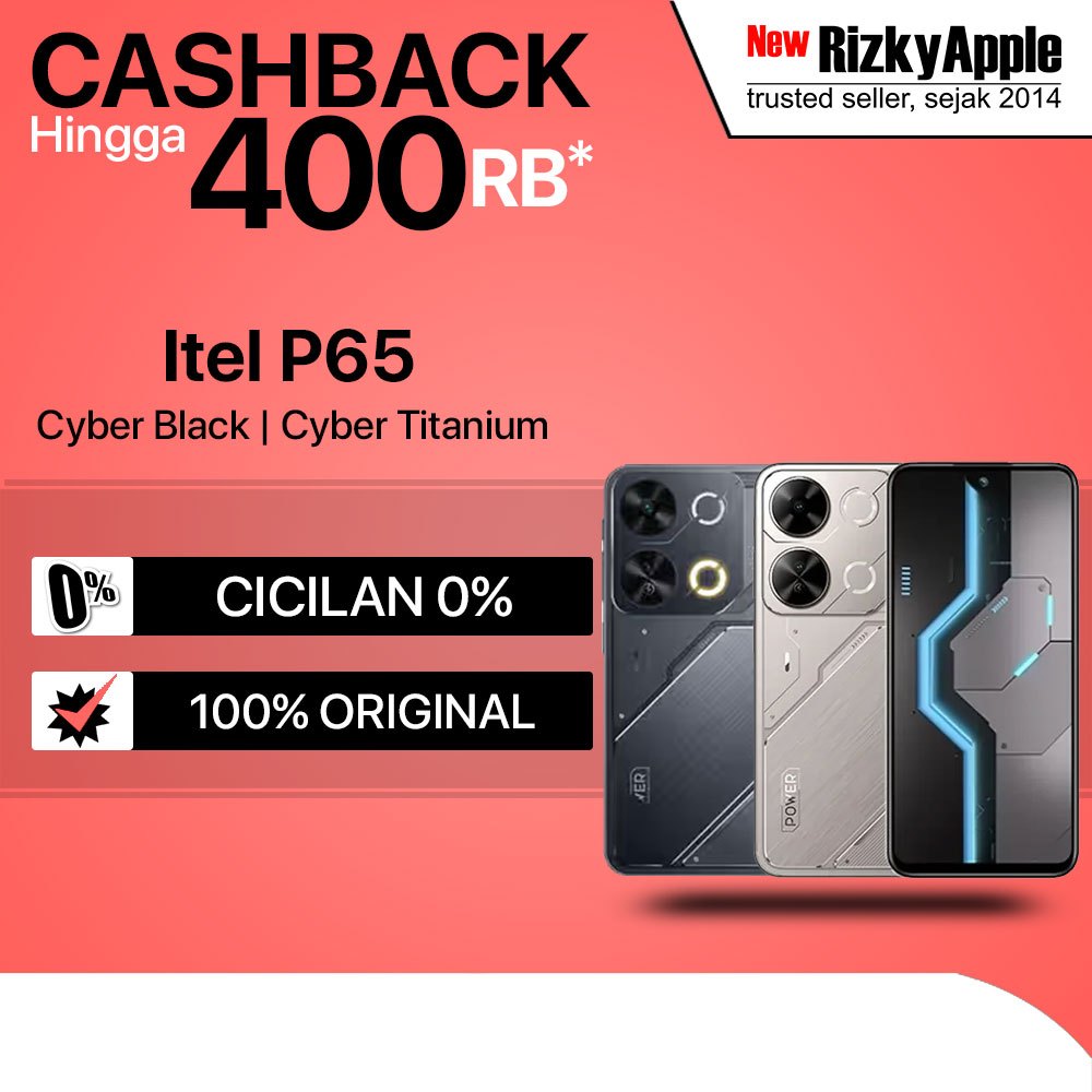 Jual ITEL P65 128GB [ Ram 8GB ] Garansi Resmi - Black Titanium | Shopee ...