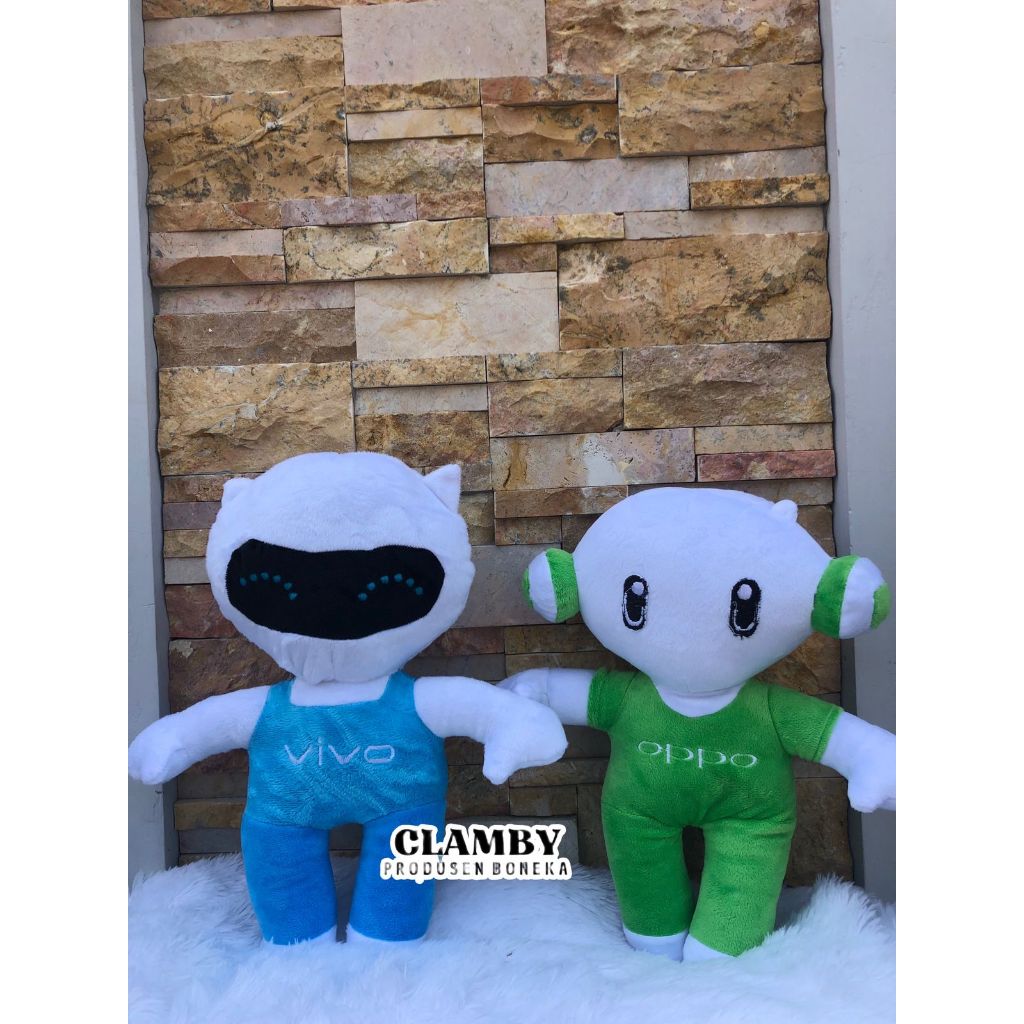 Jual Boneka Maskot Mini | Maskot Oppo Vivo | Boneka Merchandise ...