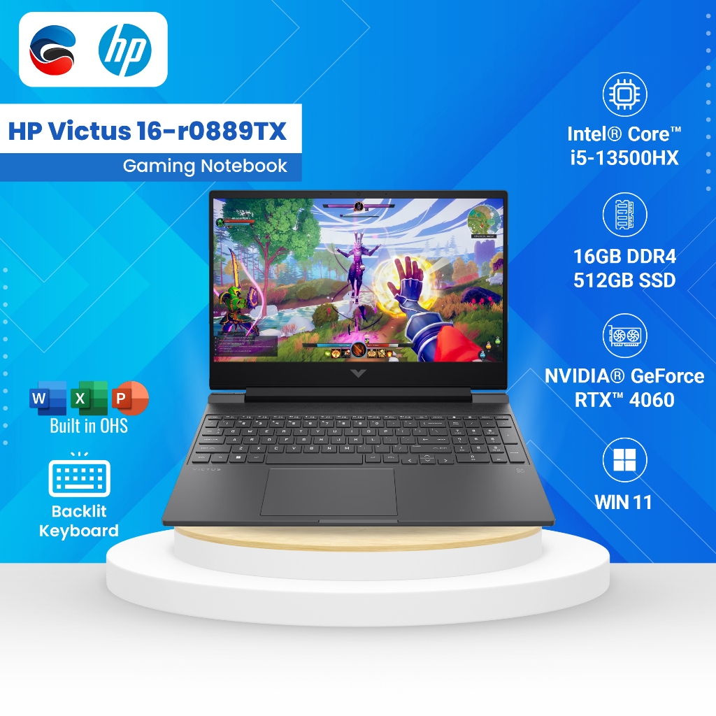 Jual HP Laptop Victus 16 R0889TX Intel Core I5 13500HX 16GB 512GB SSD ...