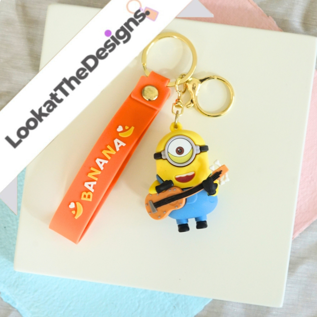 Jual Gantungan Kunci 3D Minion - Gantungan Keychain Karakter Lucu Gemoy ...