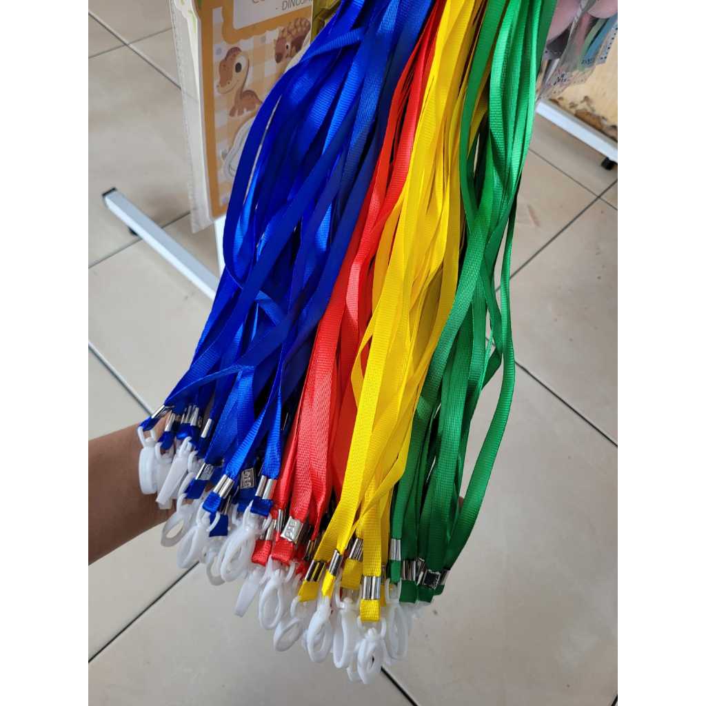 Jual TALI ID WARNA / TALI ID CARD /TALI NAME TAG | Shopee Indonesia