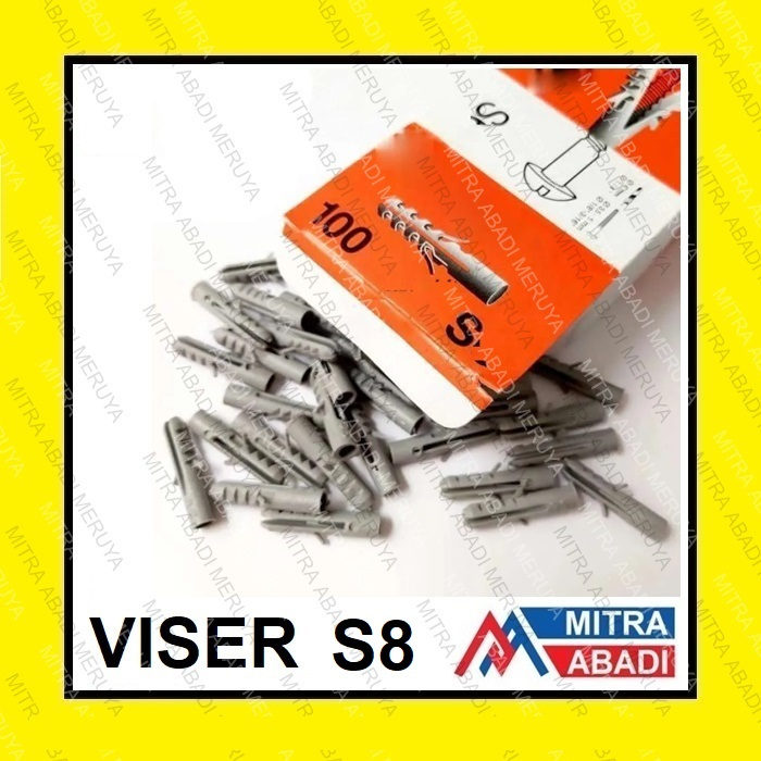 Jual Viser ukuran S8 skrup lubang dinding | Shopee Indonesia