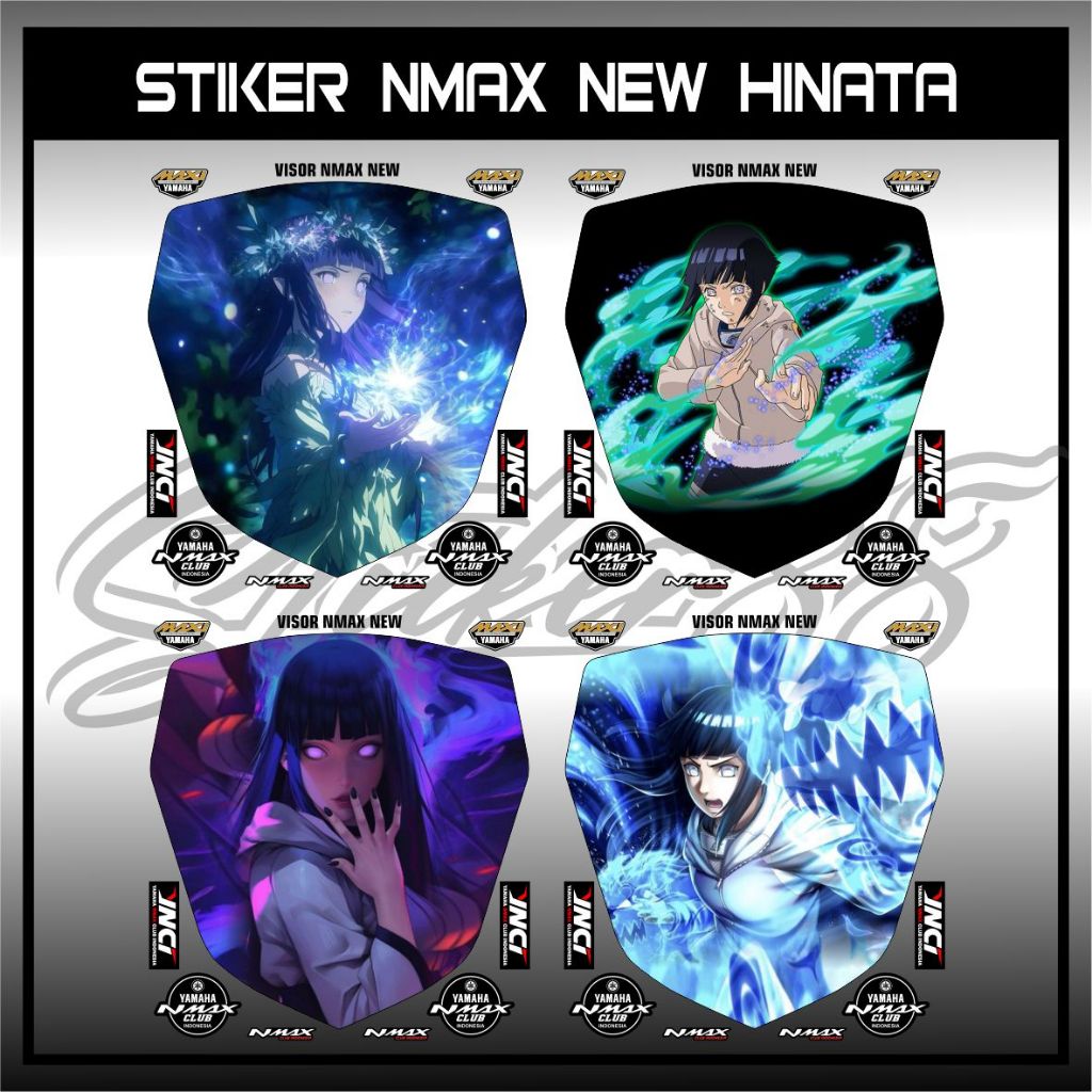 Jual STIKER VISOR WINDSHIELD NEW NMAX 2021 ANIME HINATA / DECAL VISOR ...