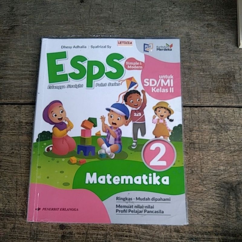 Jual ESPS Matematika untuk SD kelas II / 2 kurikulum merdeka | Shopee Indonesia