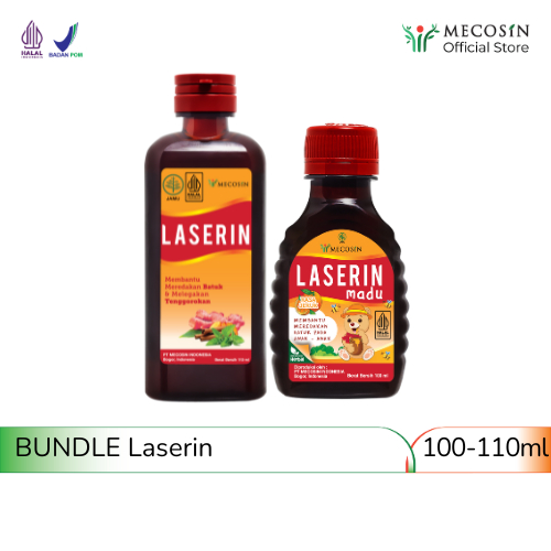 Jual [BUNDLE Laserin Big] Laserin Dewasa 110ml + Laserin Madu/Laserin ...
