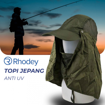 Jual Topi Memancing Tentara Jepang Anti UV Matahari Fishing Hat - ARMY ...