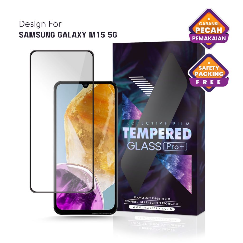 Jual Premium Tempered Glass Samsung Galaxy M15 5G Full Cover - Anti ...