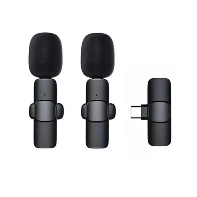 Jual Mic HP Wireless Lavalier Microphone Portable Mini Mic for iPhone ...