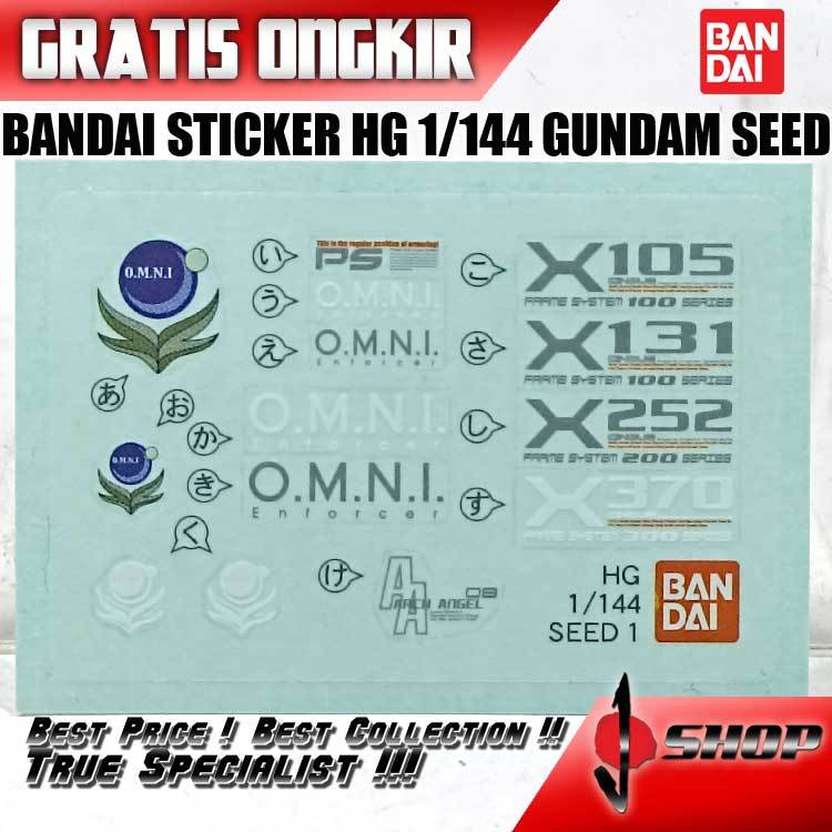 Jual BANDAI STICKER HG 1/144 GUNDAM SEED STCK37 | Shopee Indonesia
